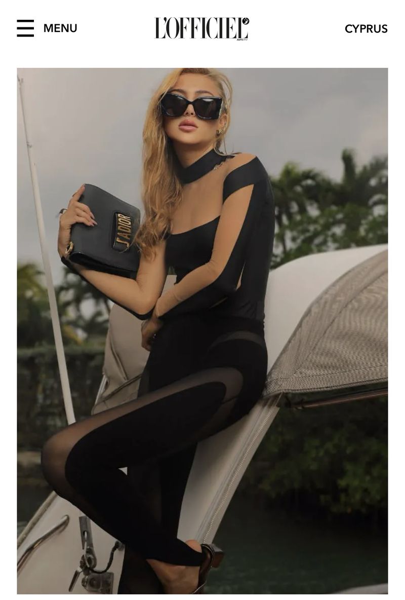 Elegance on the water by Derrick Pierre (L'Officiel Cyprus)
