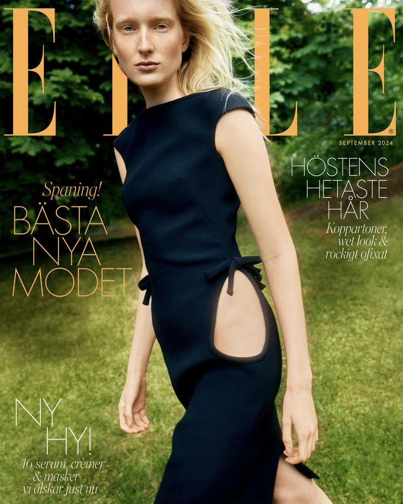 Elle Sweden September 2024 Cover (Elle Sweden)