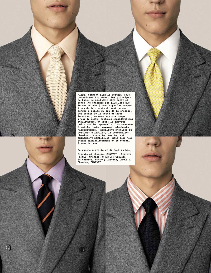 La cravate (L'Etiquette Magazine)