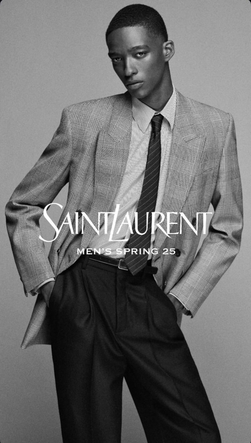 Saint Laurent S/S 25 Men's Lookbook (Saint Laurent)