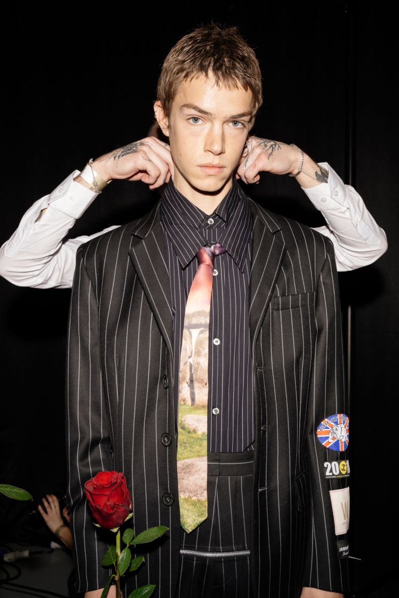 Jordanluca F/W 25 Show backstage (The Pink Prince)