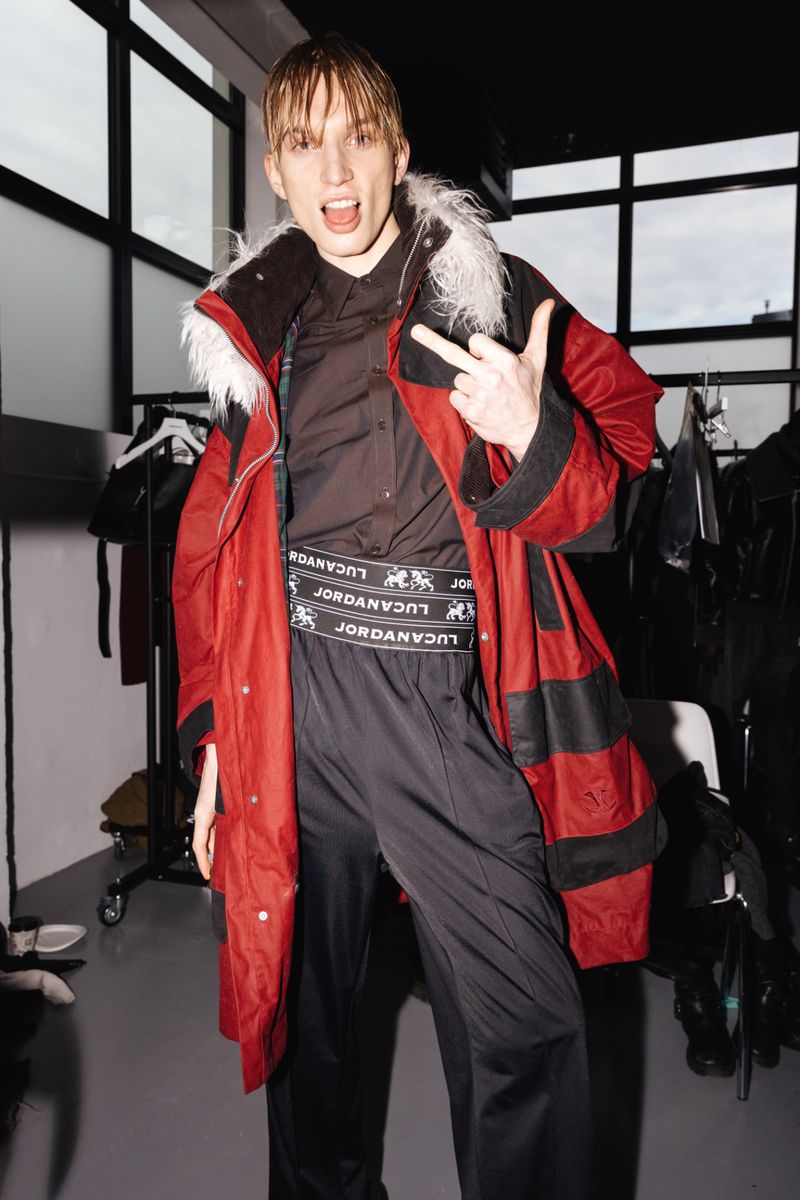 Jordanluca F/W 25 Show backstage (The Pink Prince)
