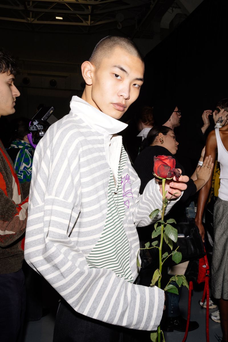 Jordanluca F/W 25 Show backstage (The Pink Prince)
