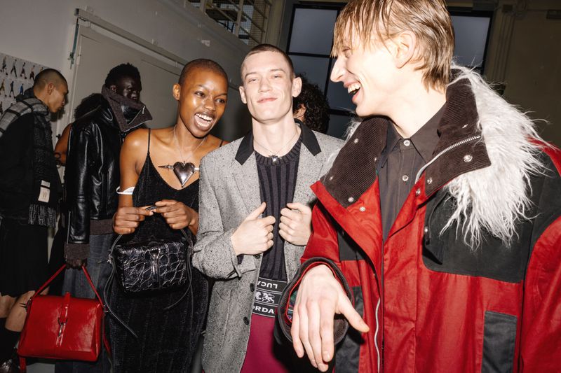 Jordanluca F/W 25 Show backstage (The Pink Prince)