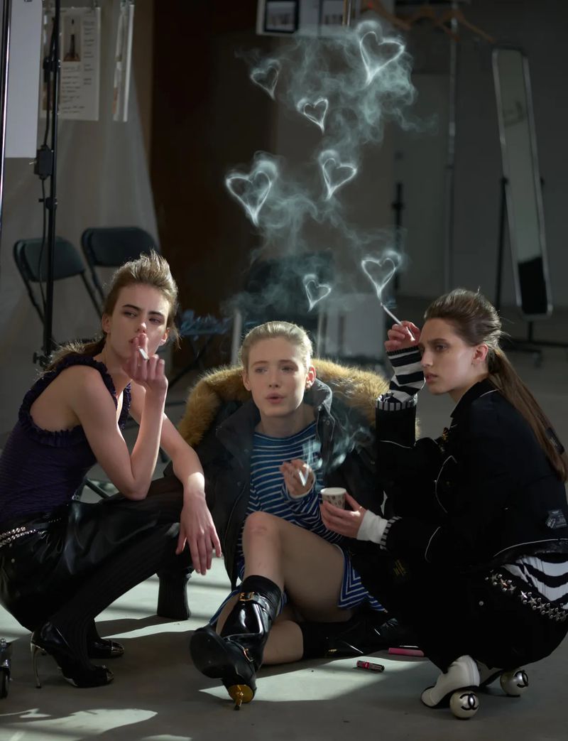 Backstage Chaos (i-D Magazine)