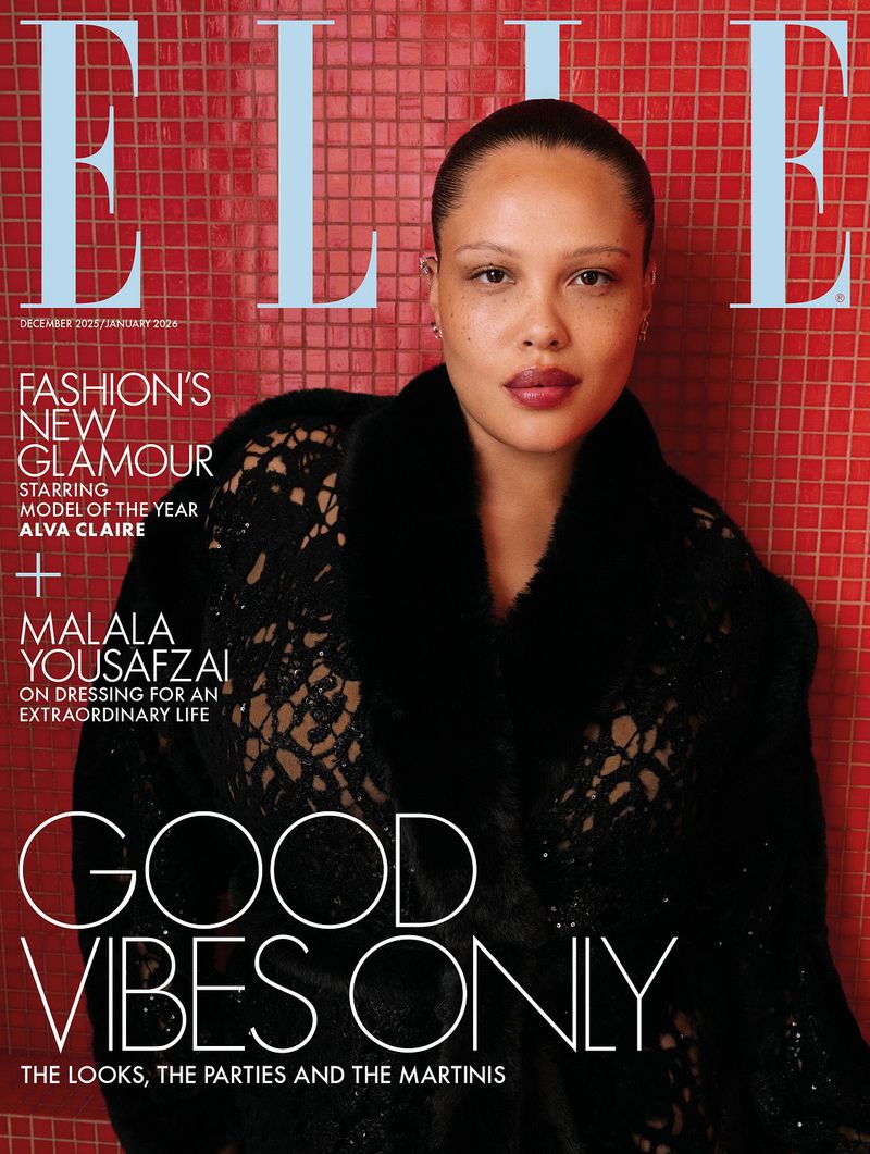 Elle UK December 2025/January 2026 Cover (Elle UK)