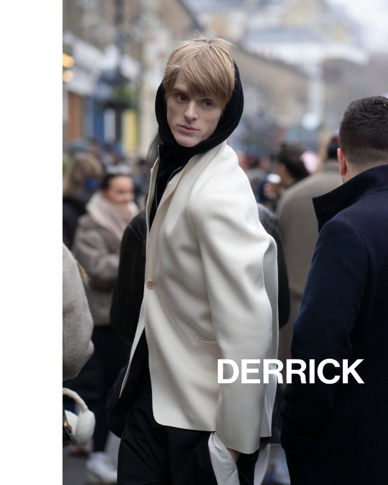 DERRICK A/W 25 photographed by Mikey Massey (Derrick)
