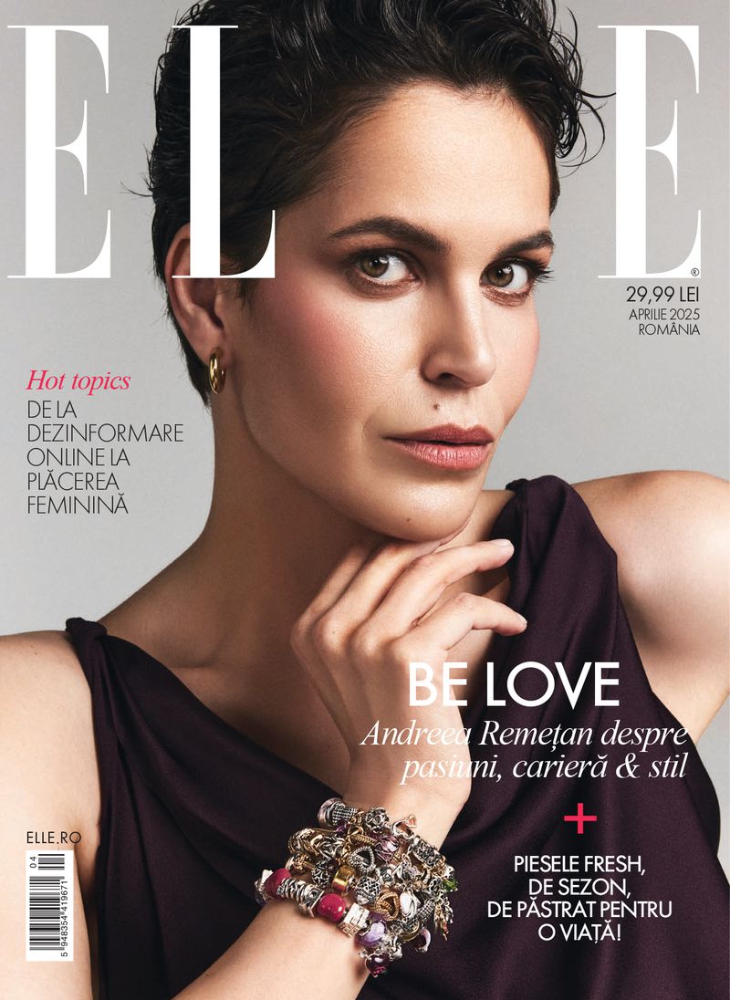 Elle Romania April 2025 Cover (Elle Romania)