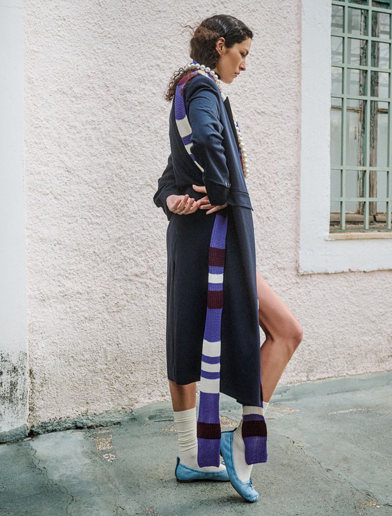 Stripes. (Vogue Greece)