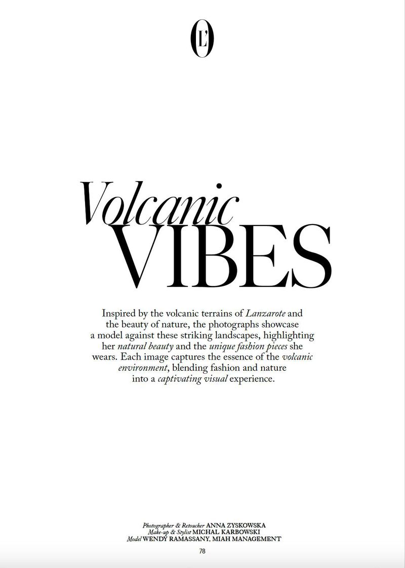 Volcanic Vibes (L'Officiel Monaco)