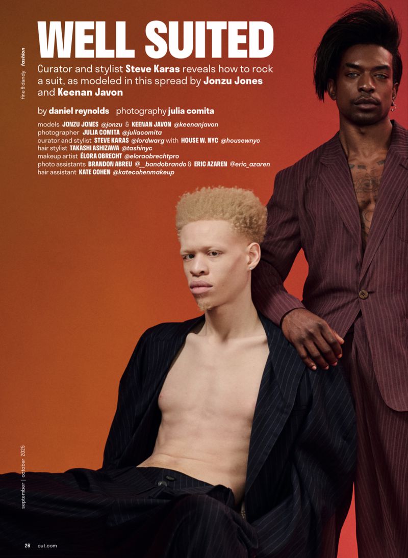 Well Suited by Julia Comita (Out Magazine)