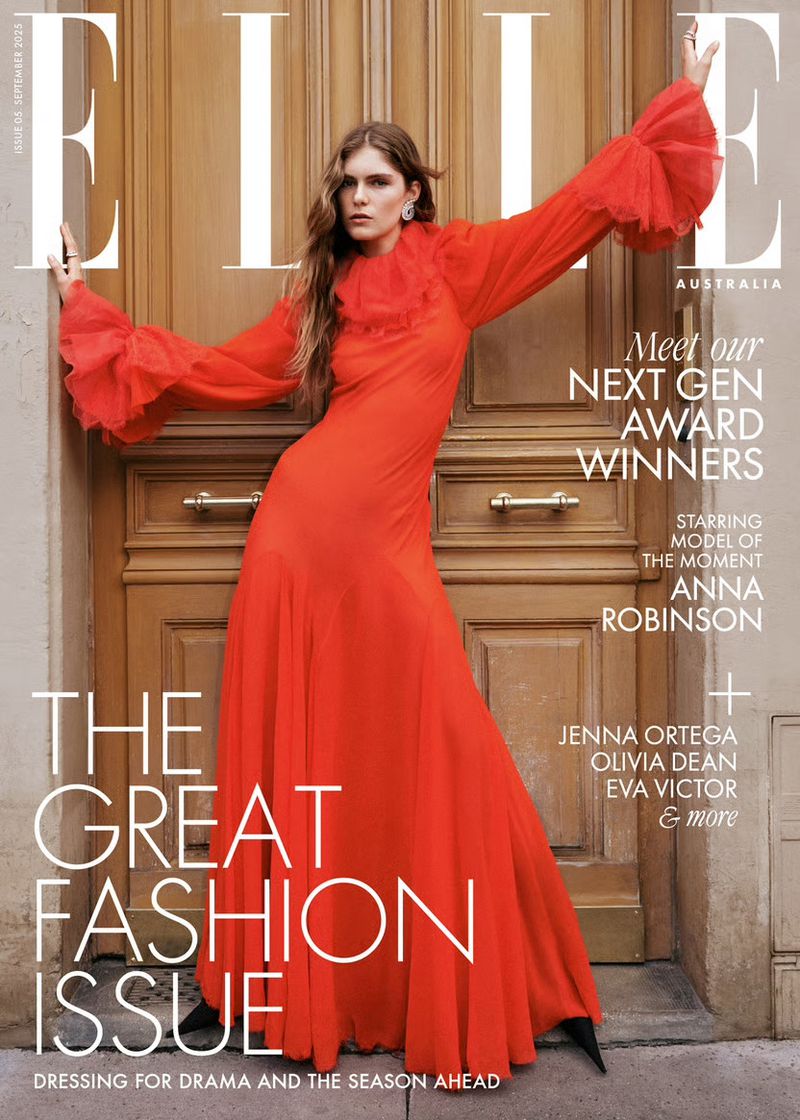 Elle Australia September 2025 Cover (Elle Australia)