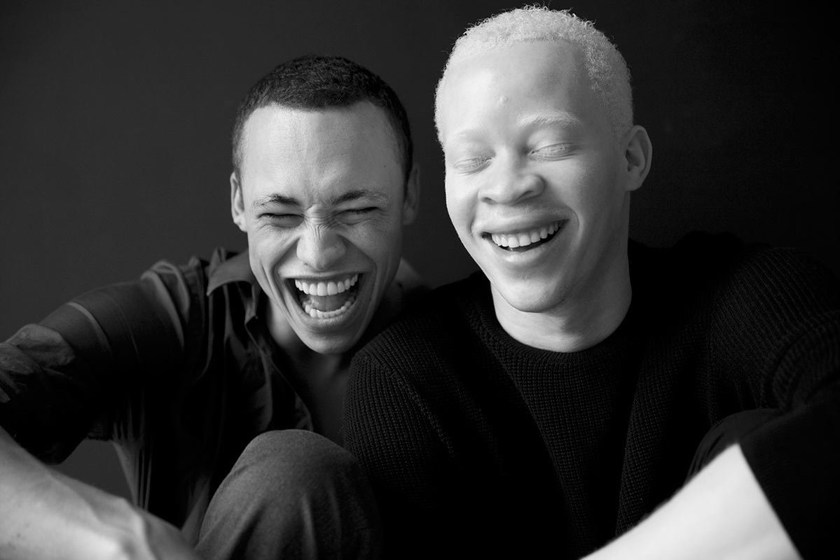 These two male models became fast friends through fashion and adversity ...