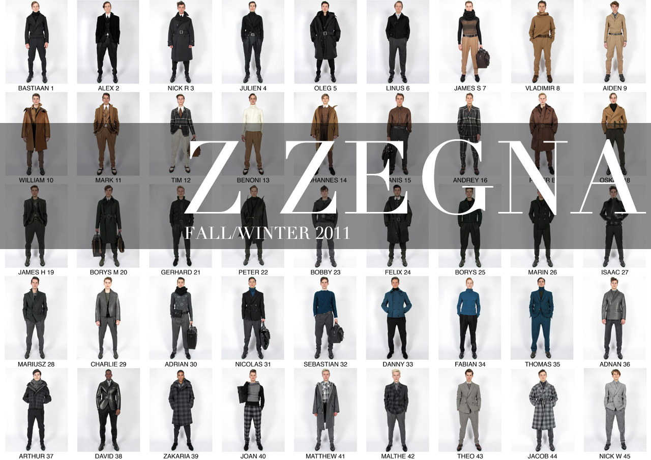 Z Zegna Fall/Winter 2011 | models.com MDX