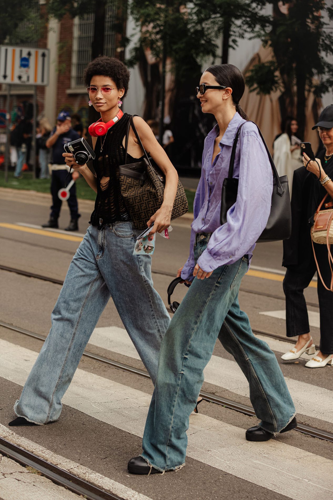 Street Style: See What the Models Are Wearing Off-Duty During Milan ...