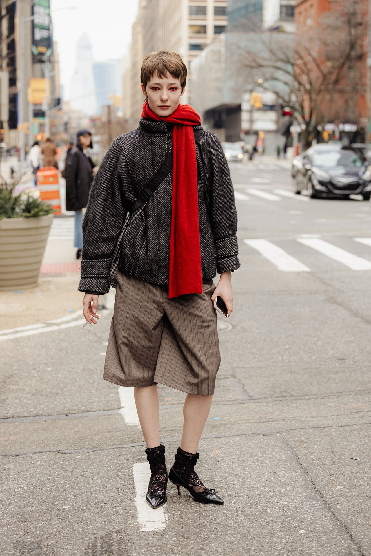 Street Style: See What the Models Are Wearing Off-Duty During NYFW F/W ...