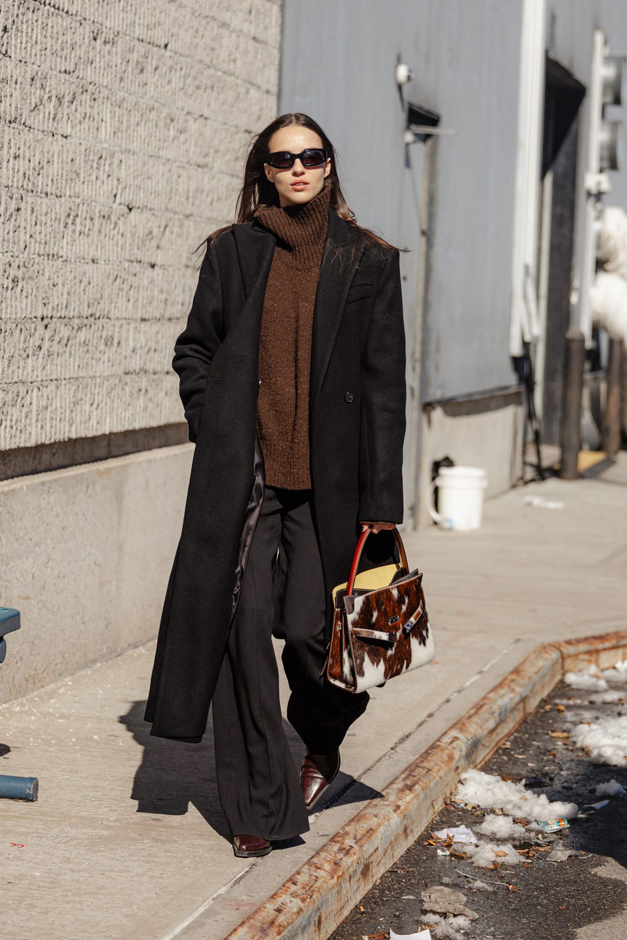 Street Style: See What the Models Are Wearing Off-Duty During NYFW F/W ...