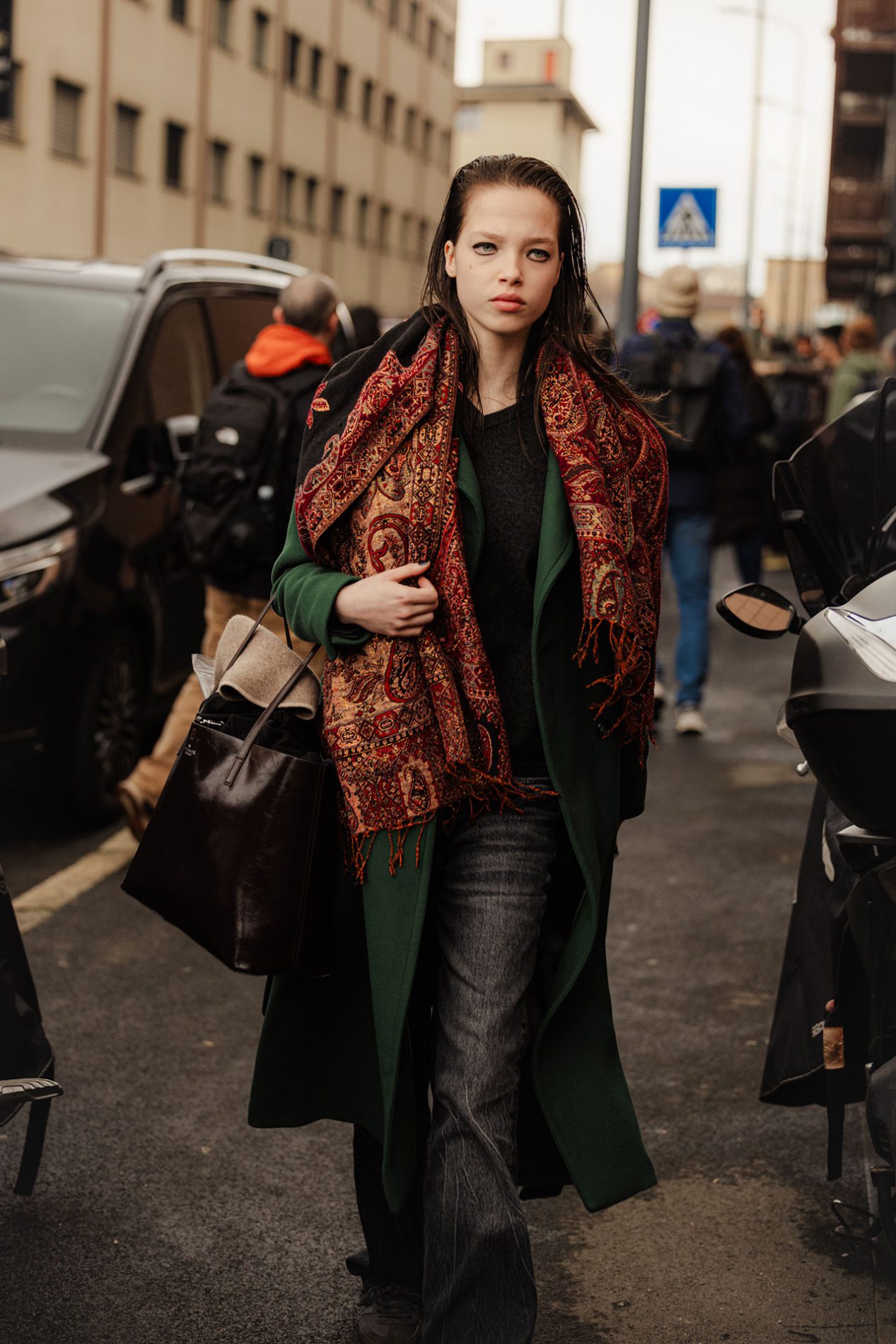 See What the Models Are Wearing Off-Duty During MFW F/W 24 Days 3&4 ...