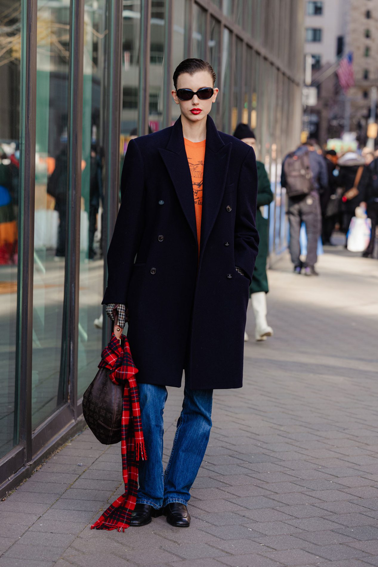Street Style: See What the Models Are Wearing Off-Duty During NYFW F/W ...