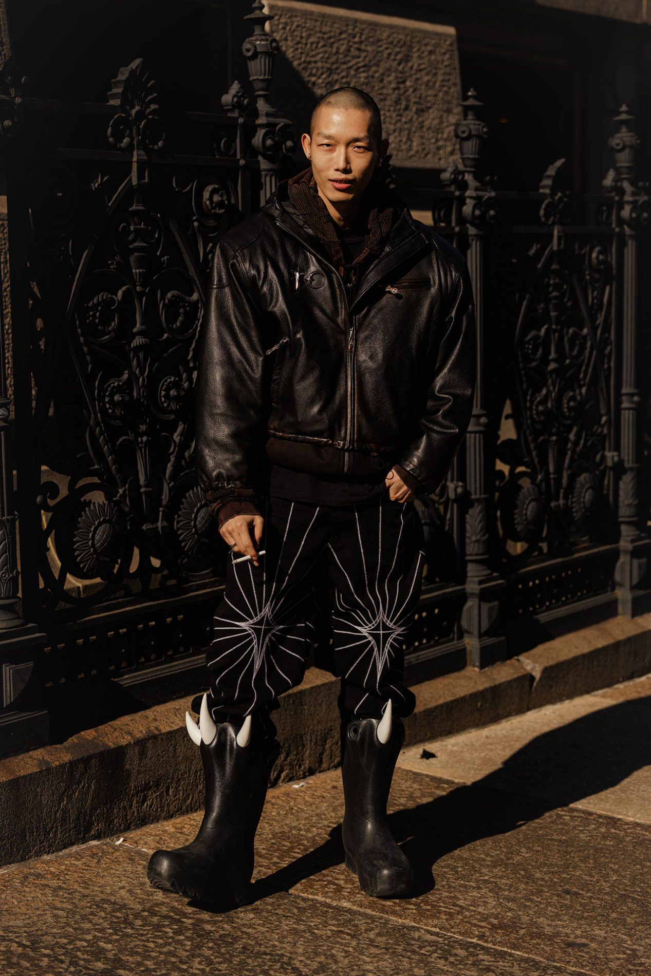 Street Style: See What the Models Are Wearing Off-Duty During NYFW F/W ...