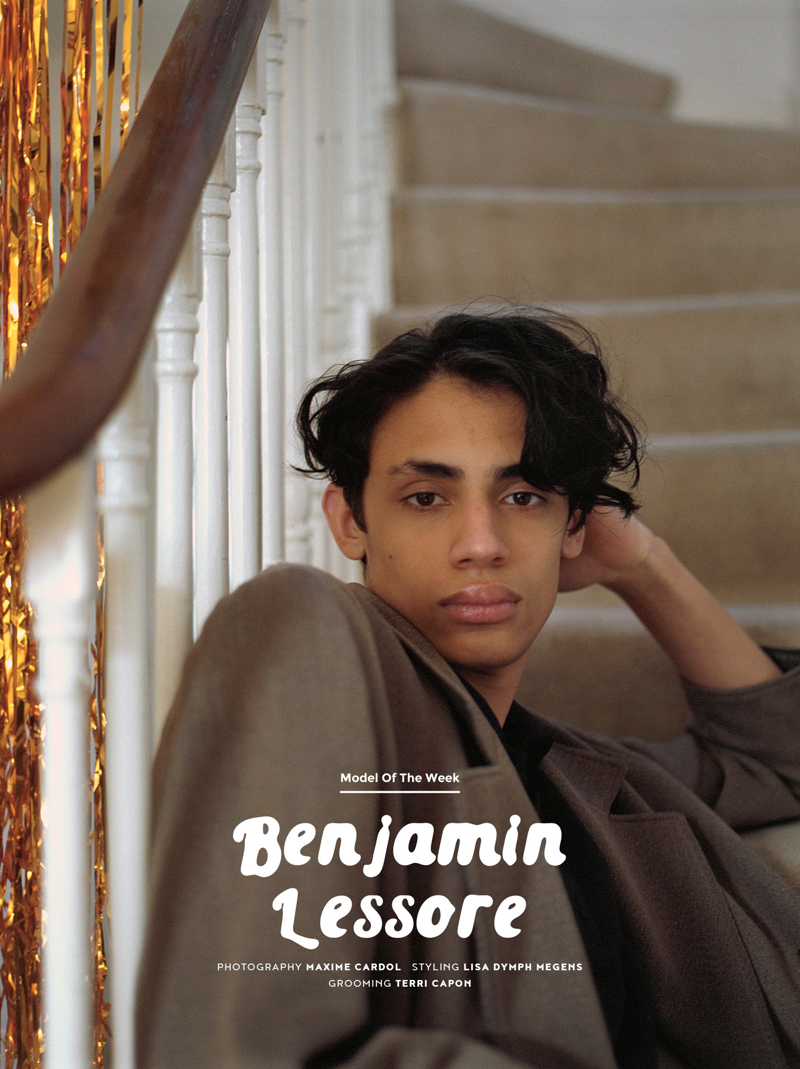 Benjamin Lessore was booked by Topman the very same weekend he was ...