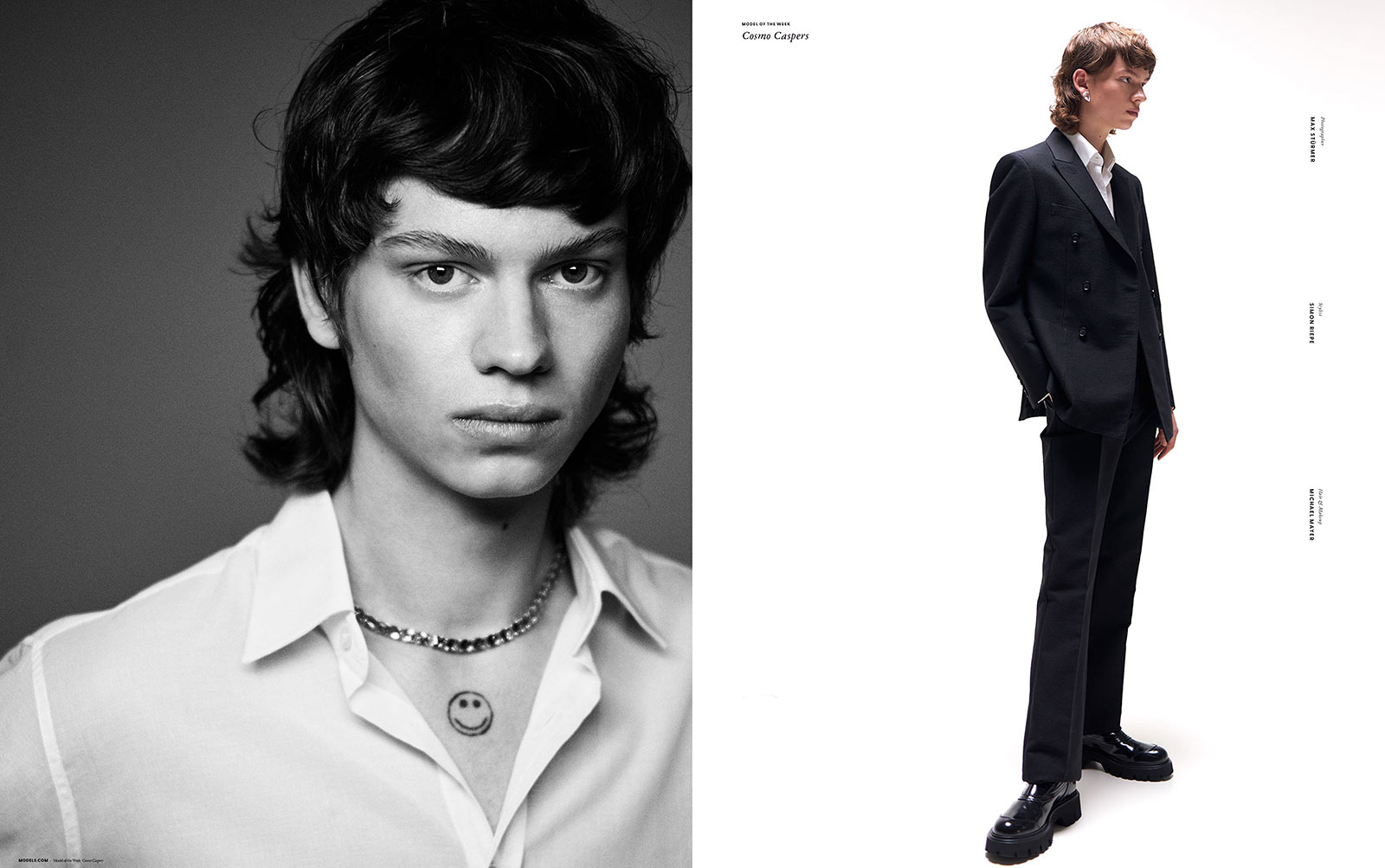 Free-Spirit Cosmo Caspers Just Walked For Y/Project | NEWfaces