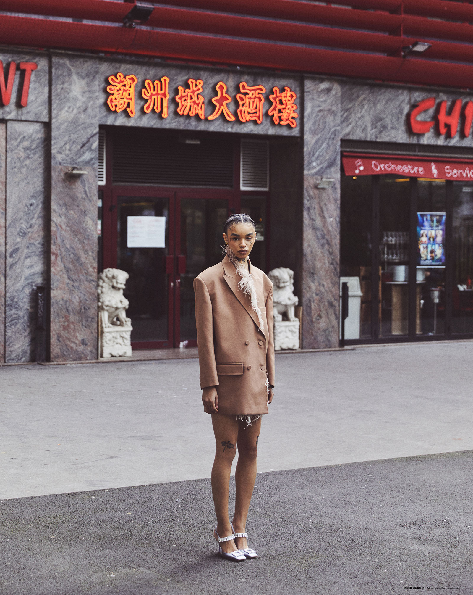 Tatted Rookie Dolly Baby Debuted at Valentino | NEWfaces