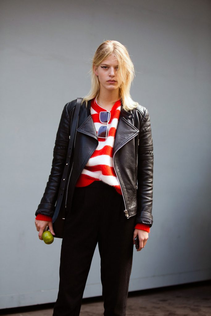 See what the models are wearing off duty in London – Of The Minute