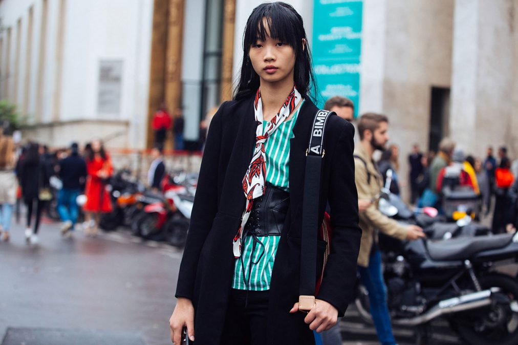 See what the models are wearing off duty in Paris – Of The Minute