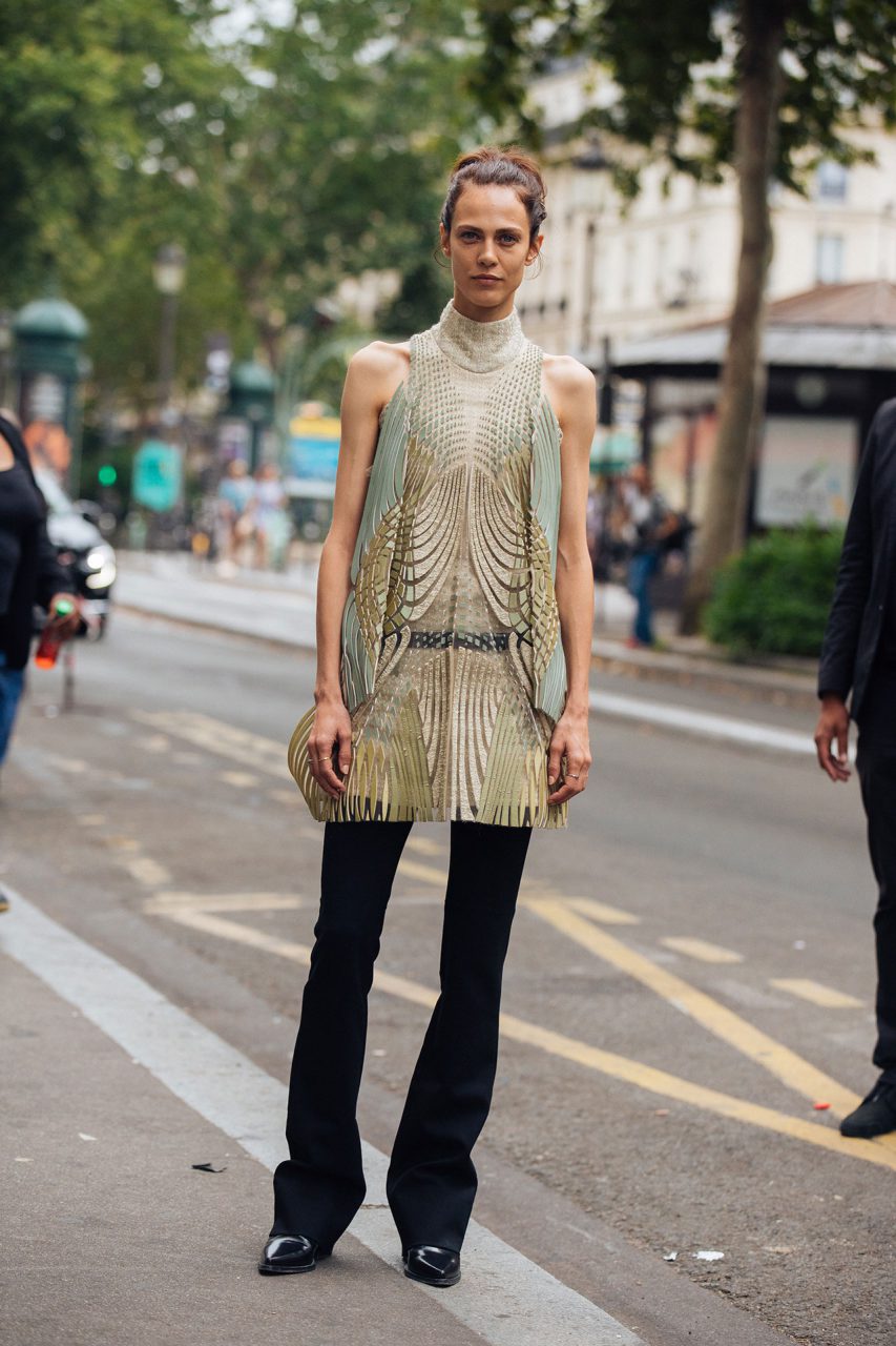 See what the models are wearing off-duty during Couture Week in Paris ...