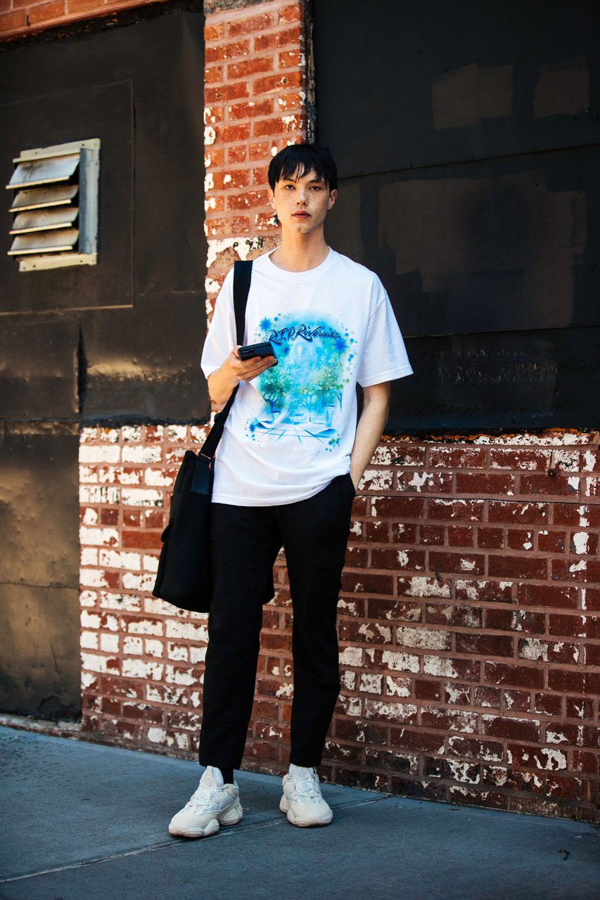 See what the models are wearing off-duty during NYFWM! – Of The Minute