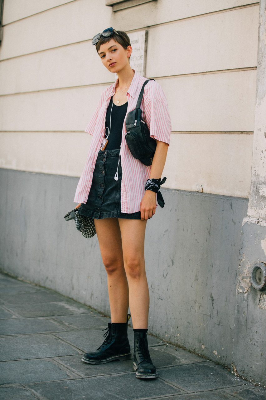 See what the models are wearing off-duty during Couture Week in Paris ...