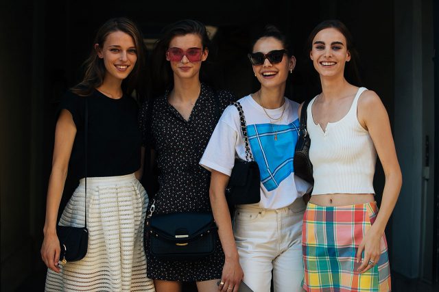See what the models are wearing off-duty during Couture Week in Paris ...