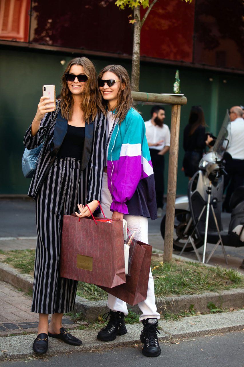 See what the models are wearing off-duty during Milan Fashion Week! Pt ...