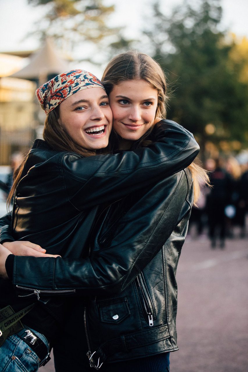 See what the models are wearing off-duty during Paris Fashion Week ...