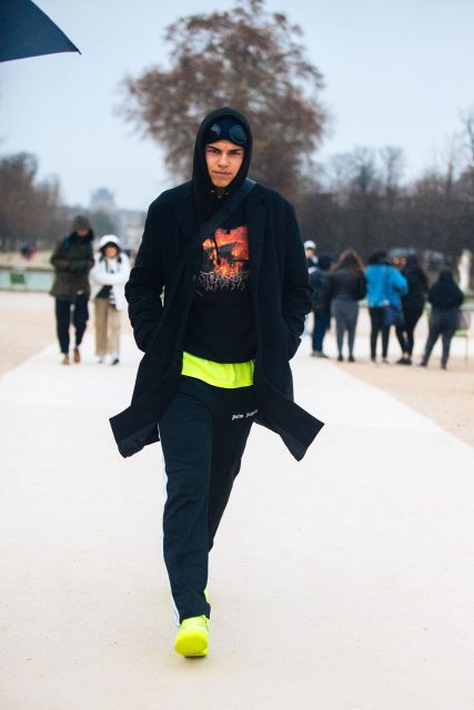 See what the models are wearing off-duty during Paris Men’s Fashion ...