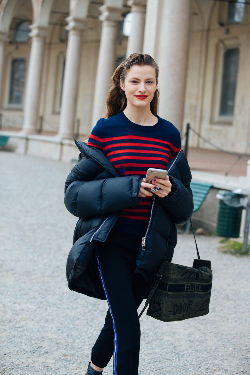 See what the models are wearing off-duty in Milan! Days 4&5 – Of The Minute