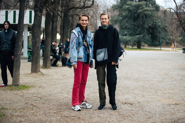 See what the models are wearing off-duty in Milan! Days 4&5 – Of The Minute