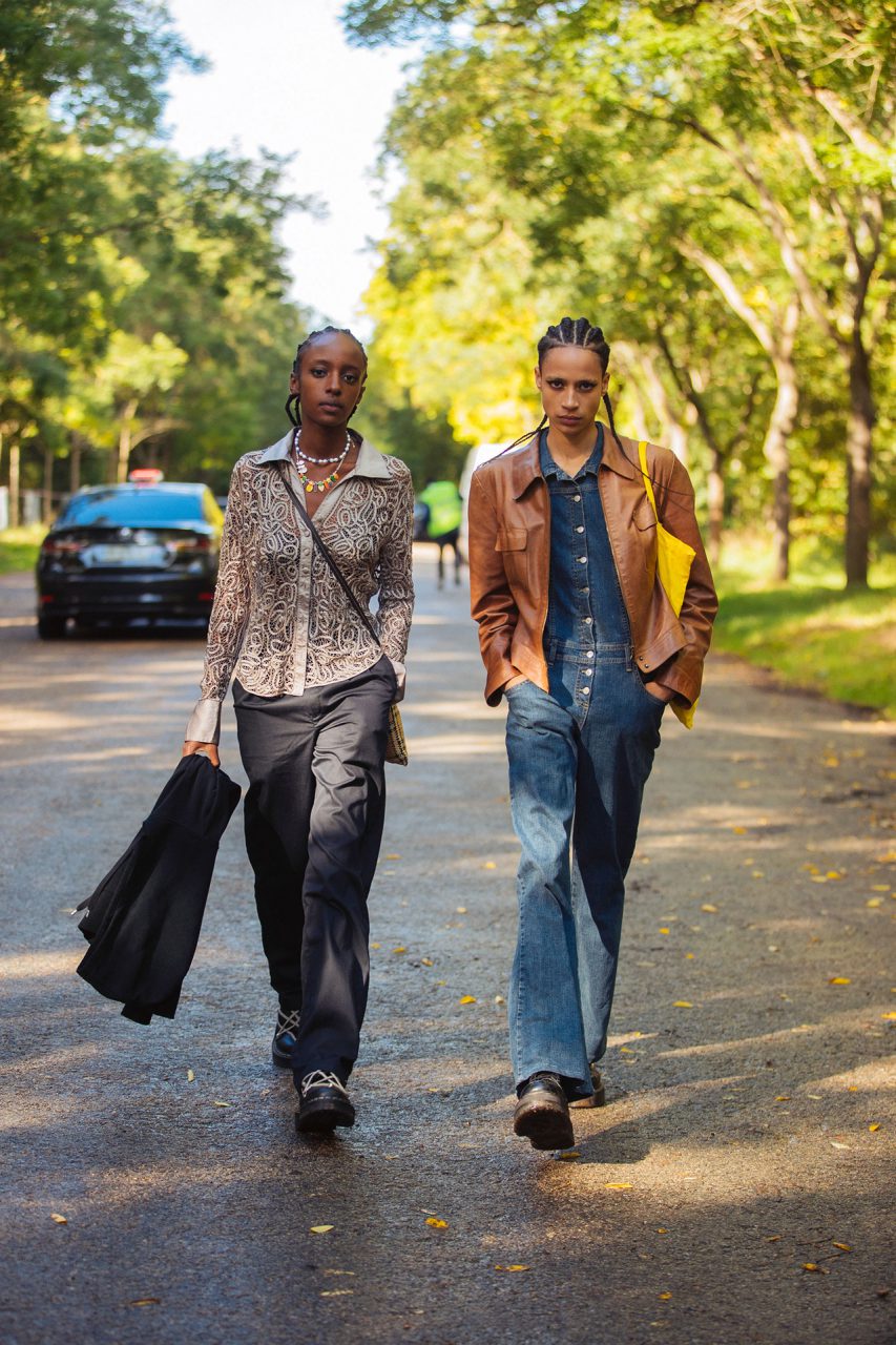 See what the models are wearing off-duty during PFW S/S 22! Days 3-4 ...