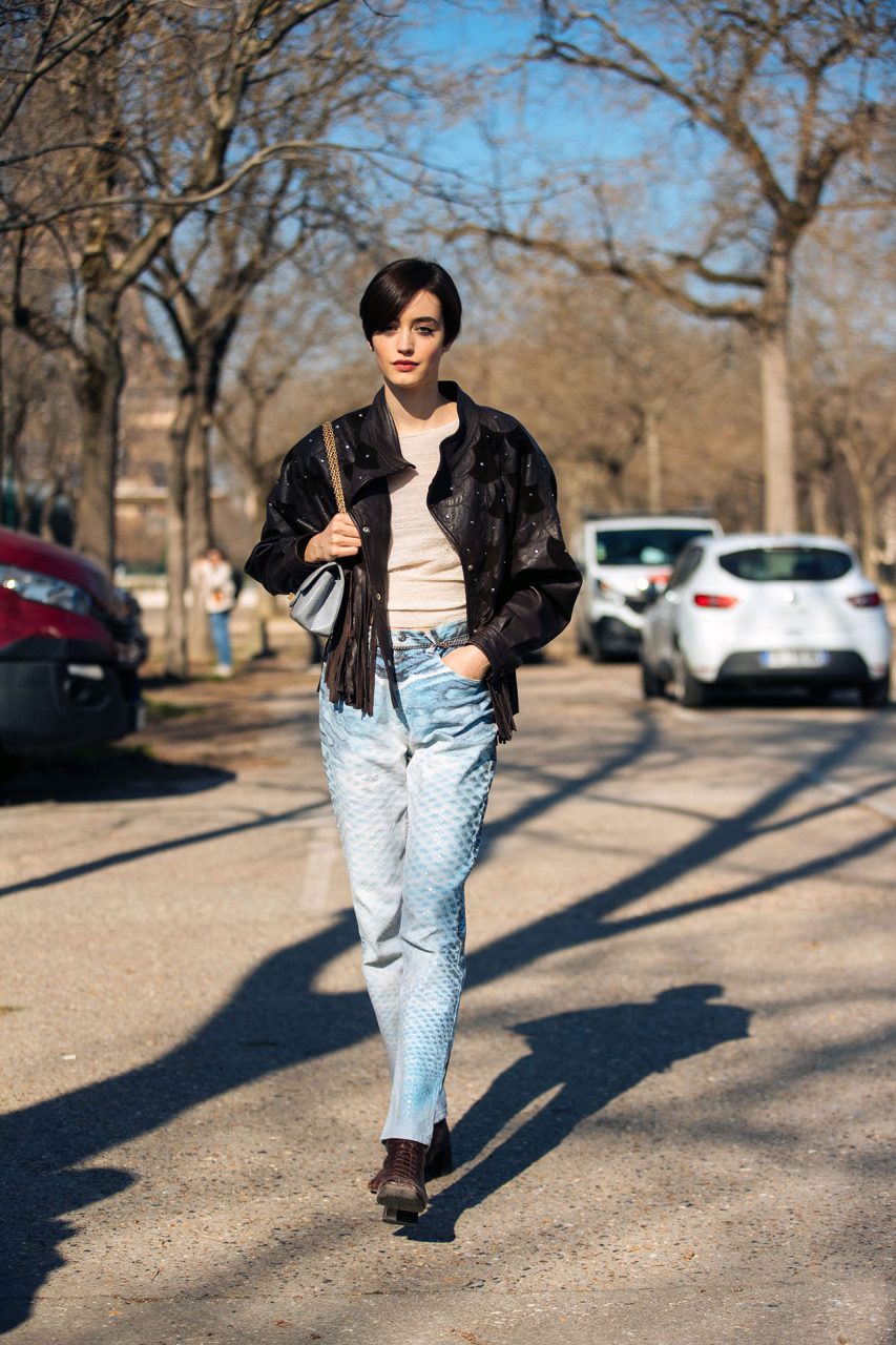 See what the models are wearing off-duty during PFW F/W 22! Days 6-8 ...