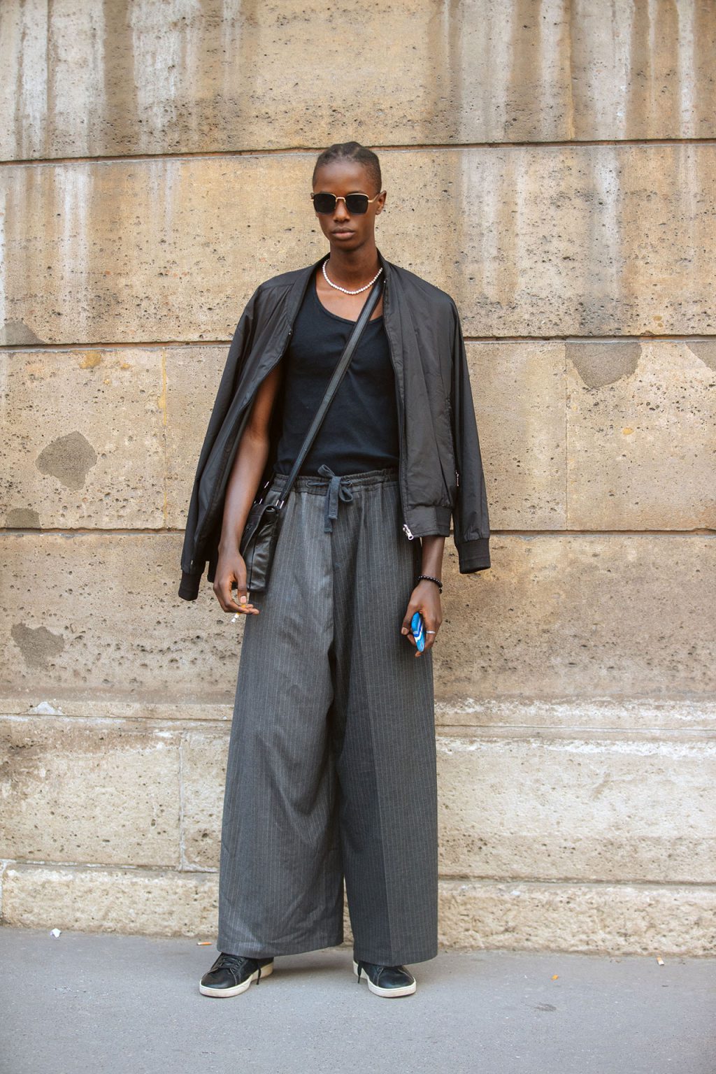 See What the Models are wearing off-duty during PFW Menswear S/S 23 ...