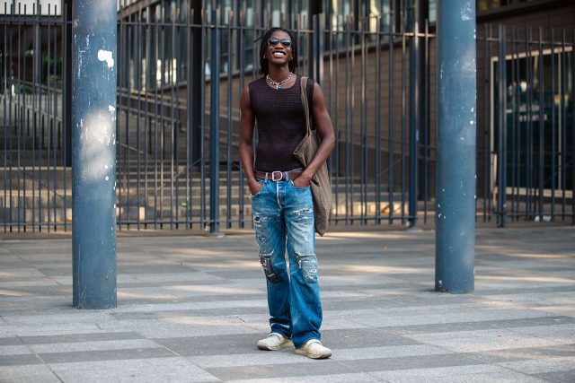 See What the Models are wearing off-duty during PFW Menswear S/S 23 ...