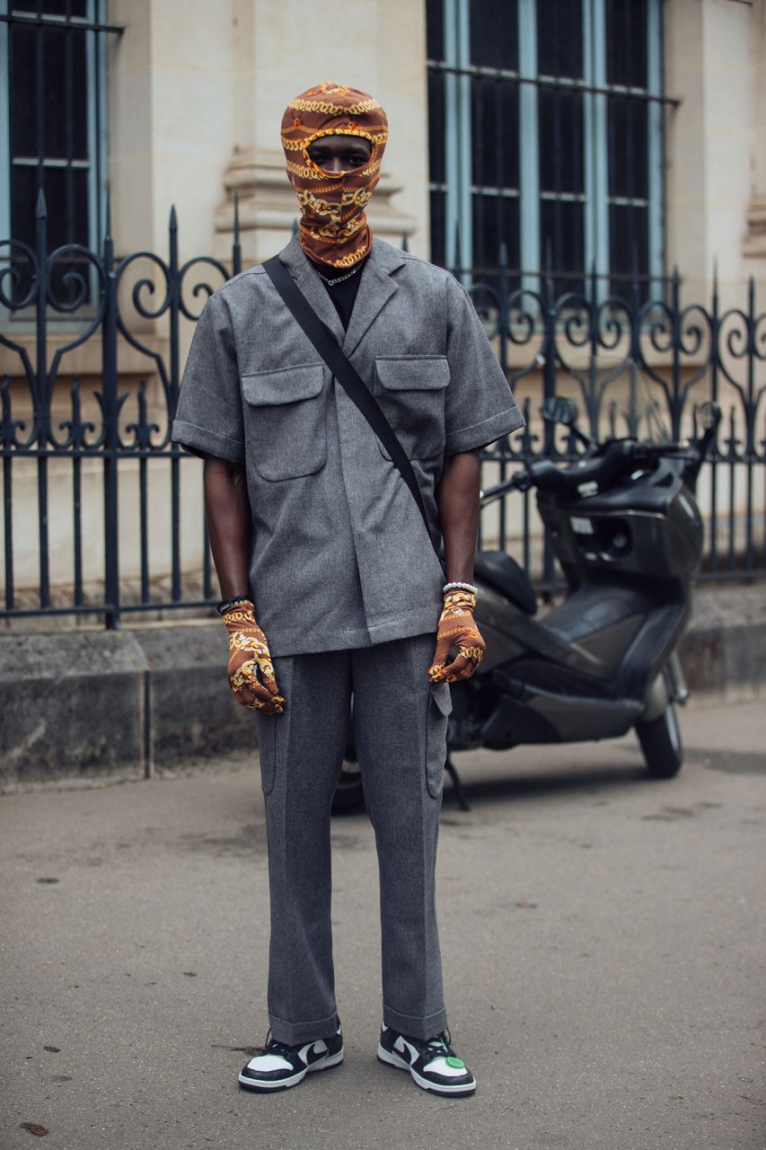 See What the Models are wearing off-duty during PFW Menswear S/S 23 ...