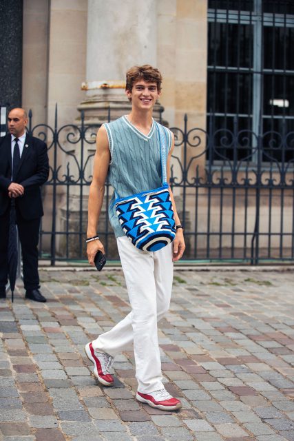 See What the Models are wearing off-duty during PFW Menswear S/S 23 ...
