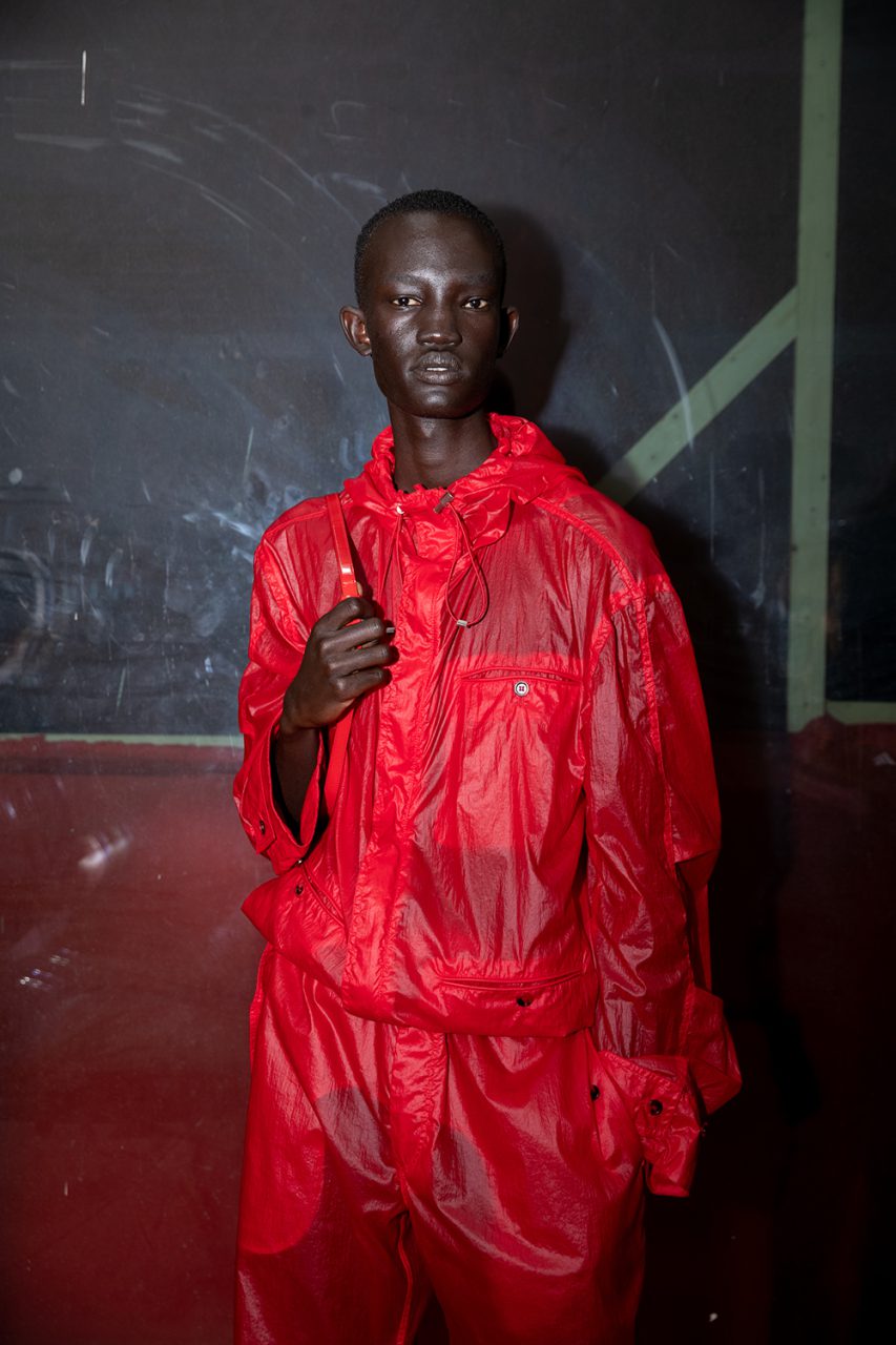 Ferragamo Sees Red at Maximilian Davis’ Spring 2023 Debut – Of The Minute