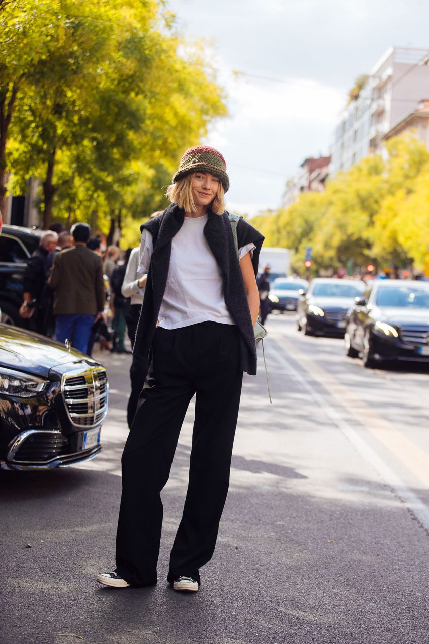 See What the Models Are Wearing Off-Duty During MFW S/S 23! Days 1&2 ...