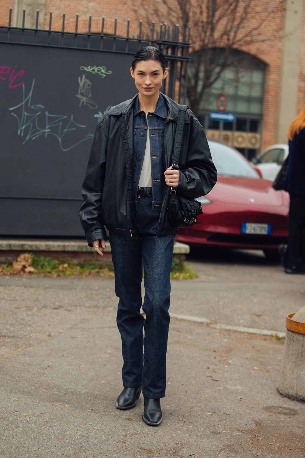 See What the Models Are Wearing Off-Duty During MFW F/W 23! Days 3&4 – Of The Minute